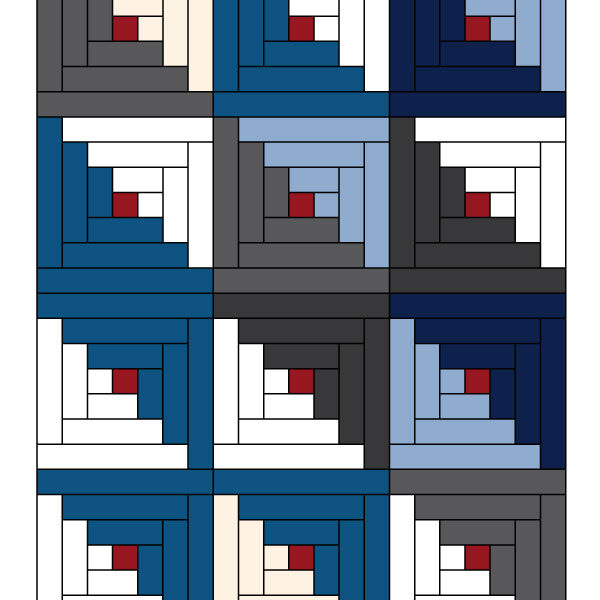 A Guide to Mini Log Cabin Bag Pattern - Manual Crafts