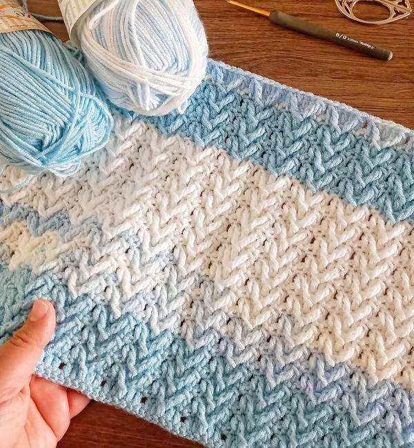 Wheat Stitch Crochet Pattern - Manual Crafts