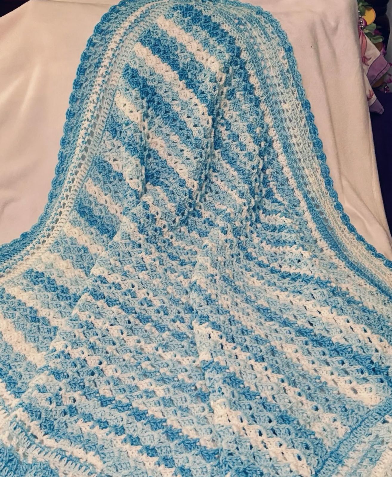 Crystal Wave Stich Crochet Patern Free - Manual Crafts