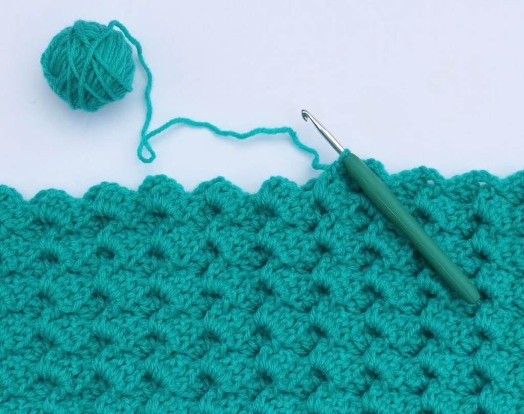 Crystal Wave Stich Crochet Patern Free - Manual Crafts